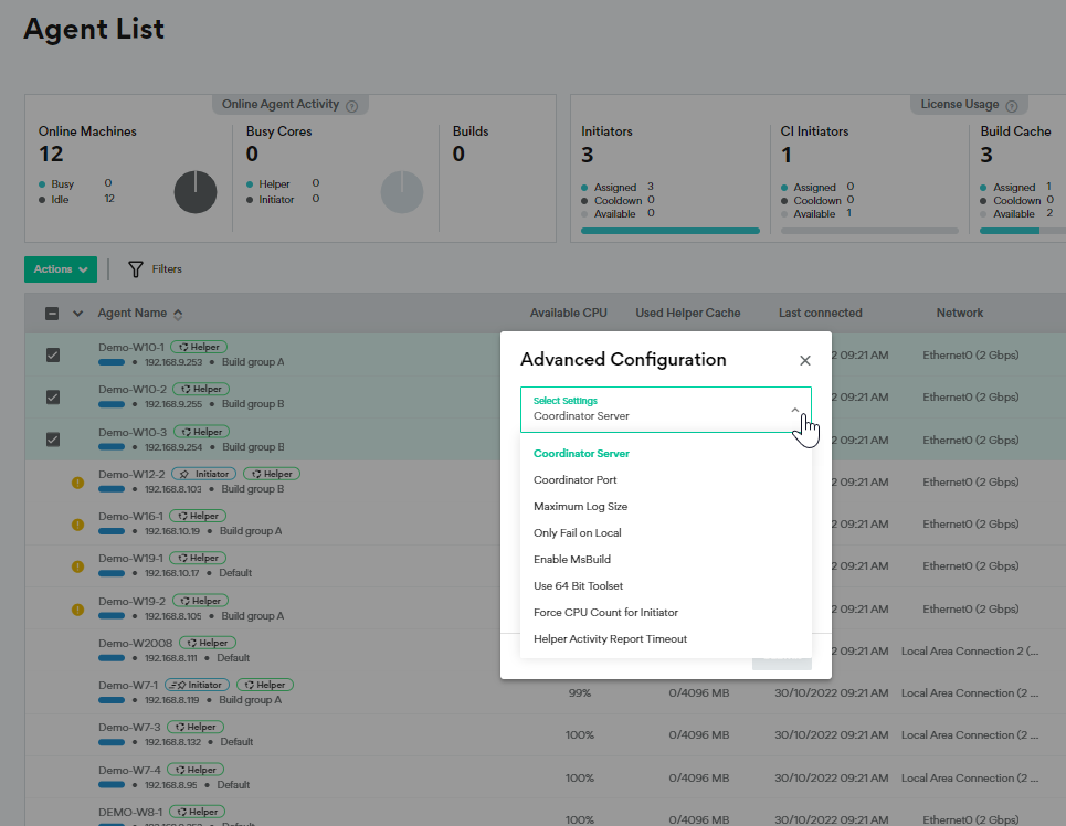 Incredibuild 10.x にアップグレードする