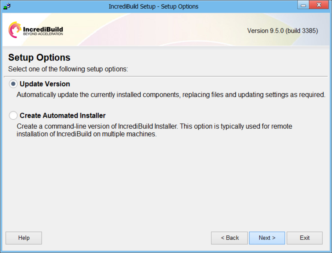 バージョンの更新