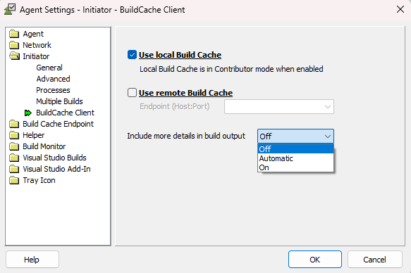 Build Cache - Advanced New Project Workflow