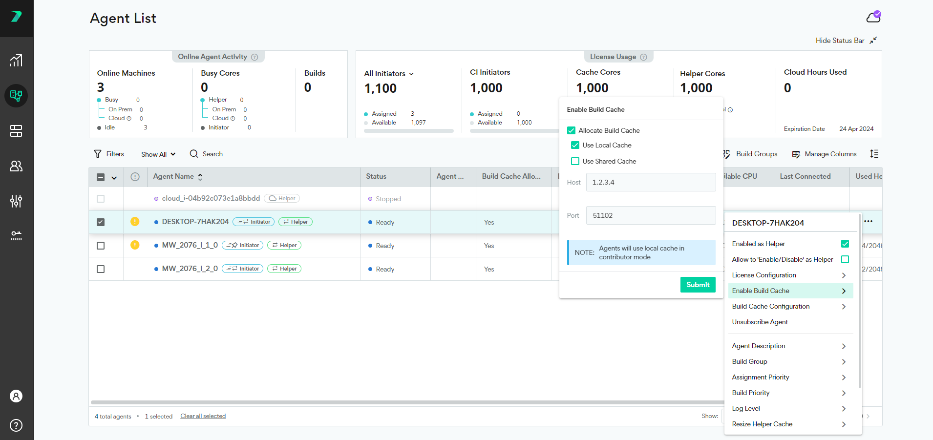 Build Cache - Advanced New Project Workflow