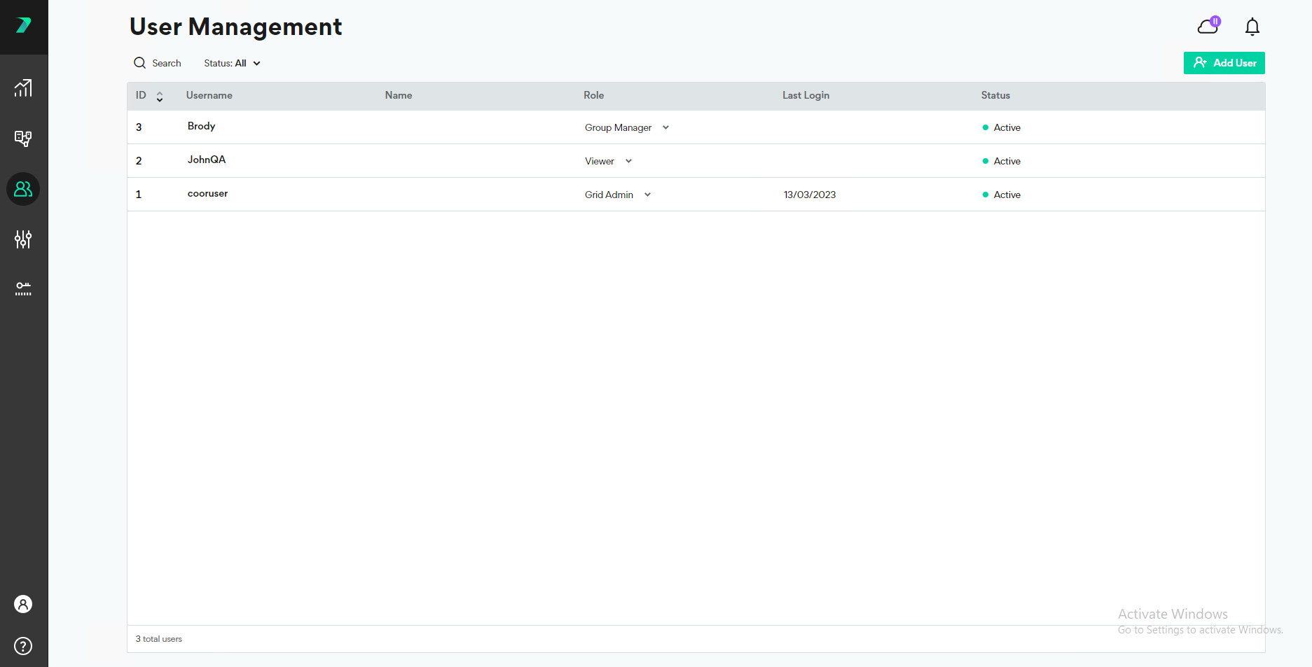 User Management