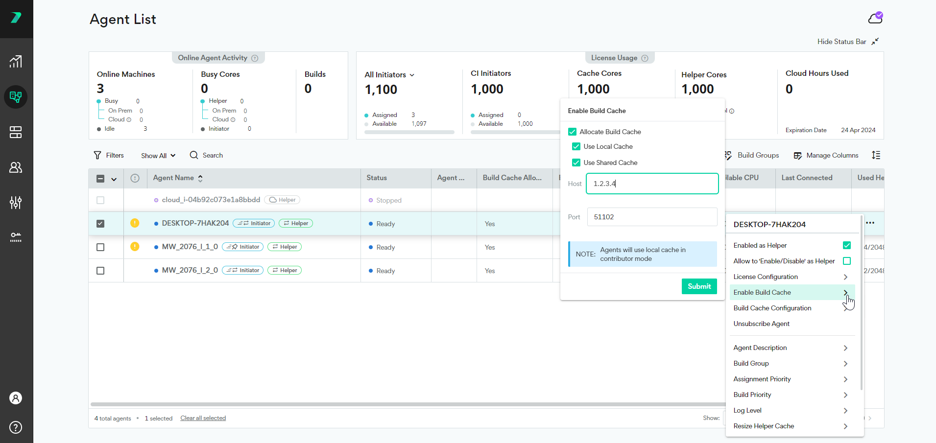 Build Cache - Advanced New Project Workflow