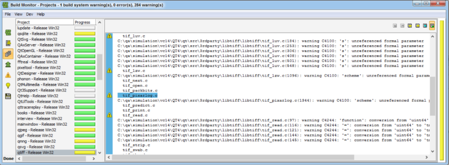 The Build Monitor Overview