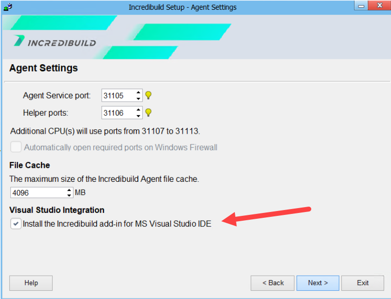 Upgrading the Version of the Incredibuild Extension