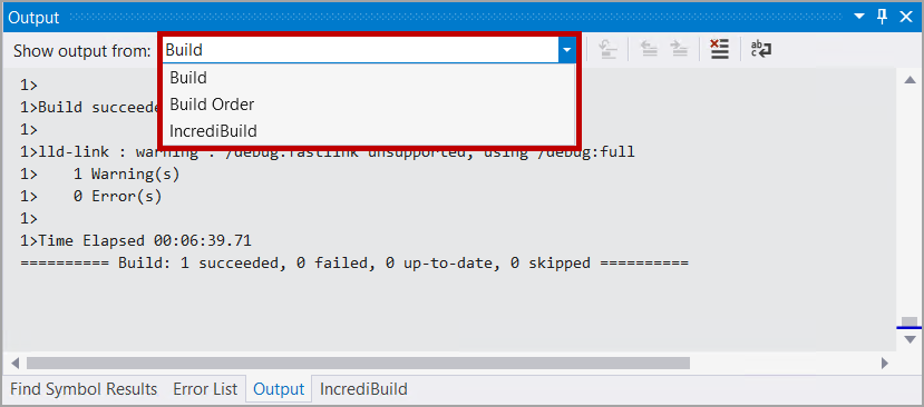 Incredibuild and Visual Studio Integration Modes