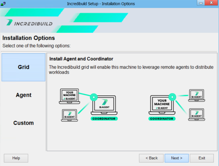 Standard Incredibuild Installation