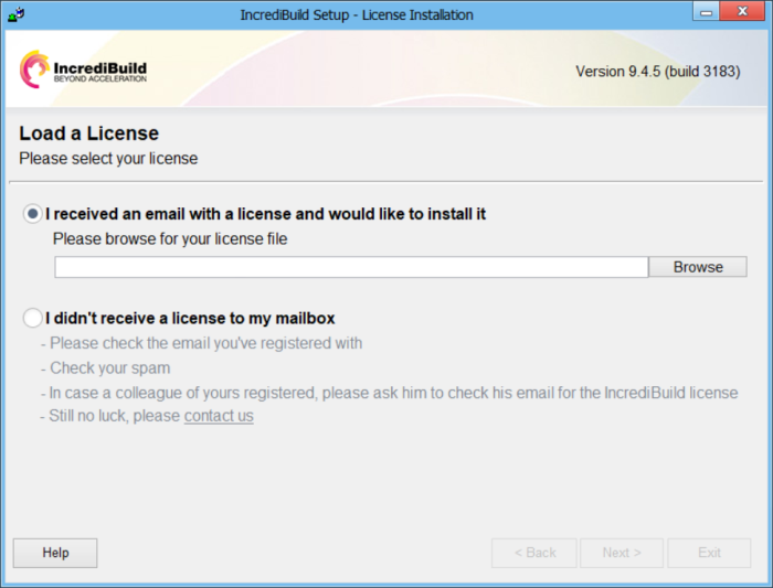 Standard Incredibuild Installation