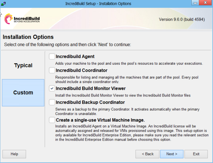 The Build Monitor Settings